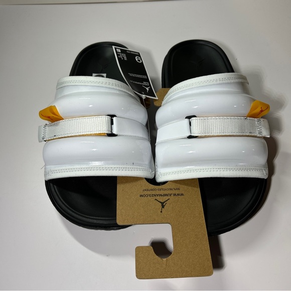 Jordan | Shoes | Air Jordan Slides Mens Size 9 Super Play White Black ...